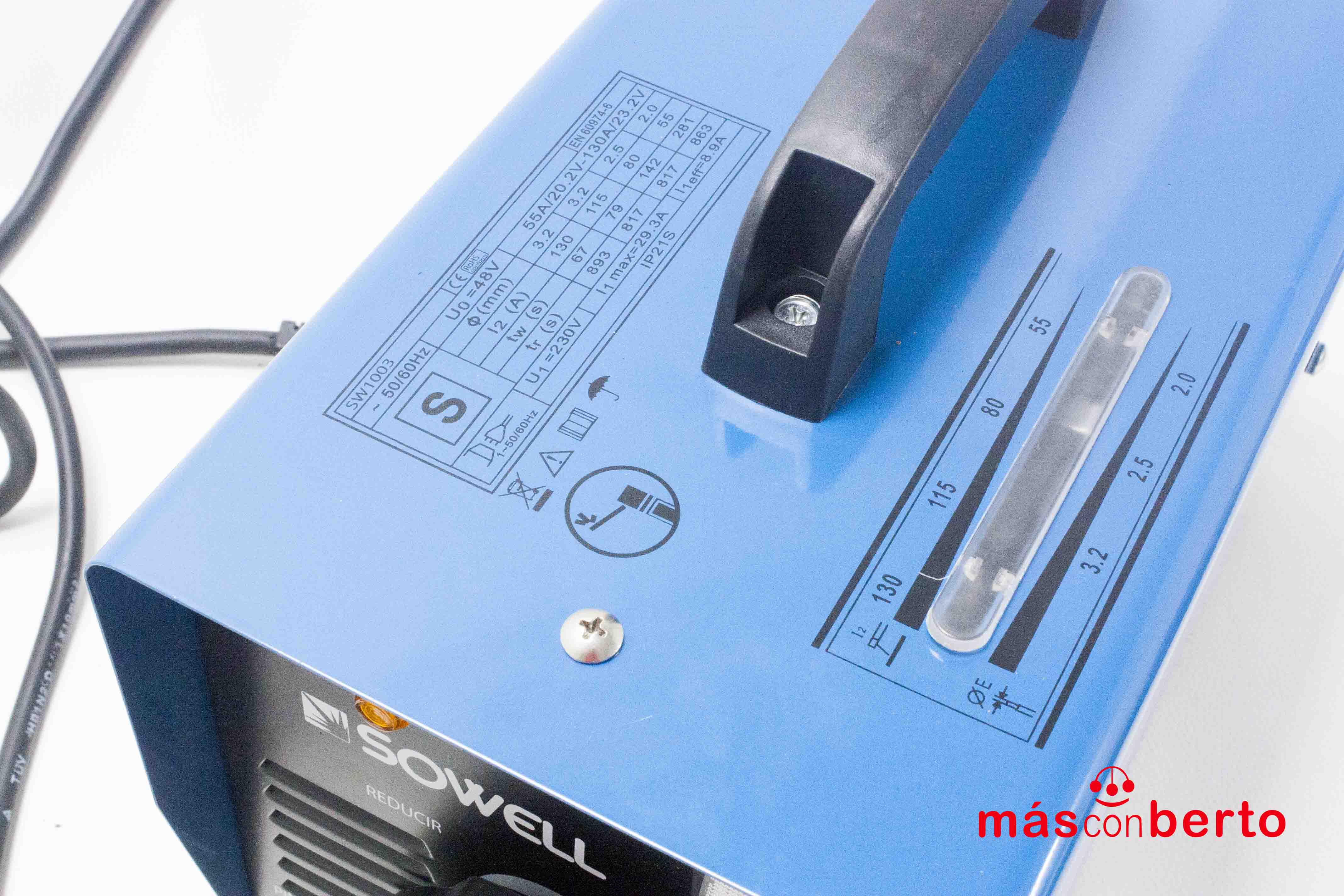 Soldador de transformador 130Amp SW1003