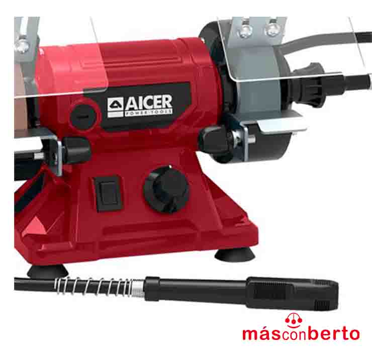 Esmeriladora con eje flexible 120W Aicer C1607