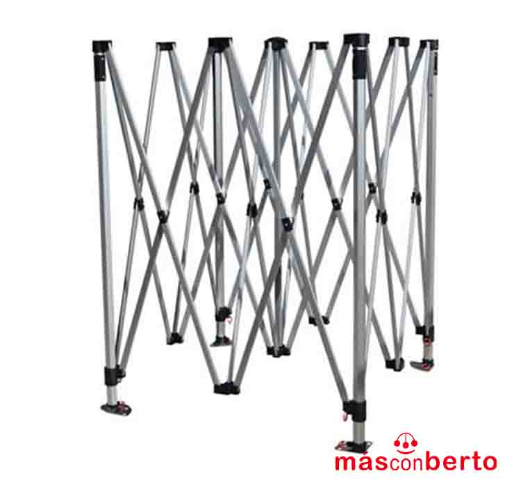 Carpa Aluminio Beige Pro 3x3 Metros Lona 300 grs Donna Garden DG1157